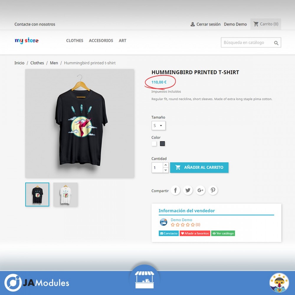 JA Marketplace Seller tax PrestaShop Module | JA Modules