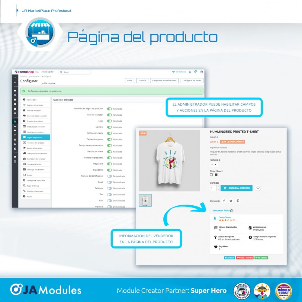 JA Professional Marketplace PrestaShop Module | JA Modules